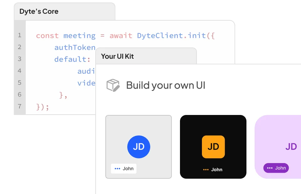 Live streaming SDK for building highly scalable live streams